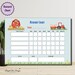 Printable Farm Reward Chart, Printable PDF Farm Animal Behavioural ...