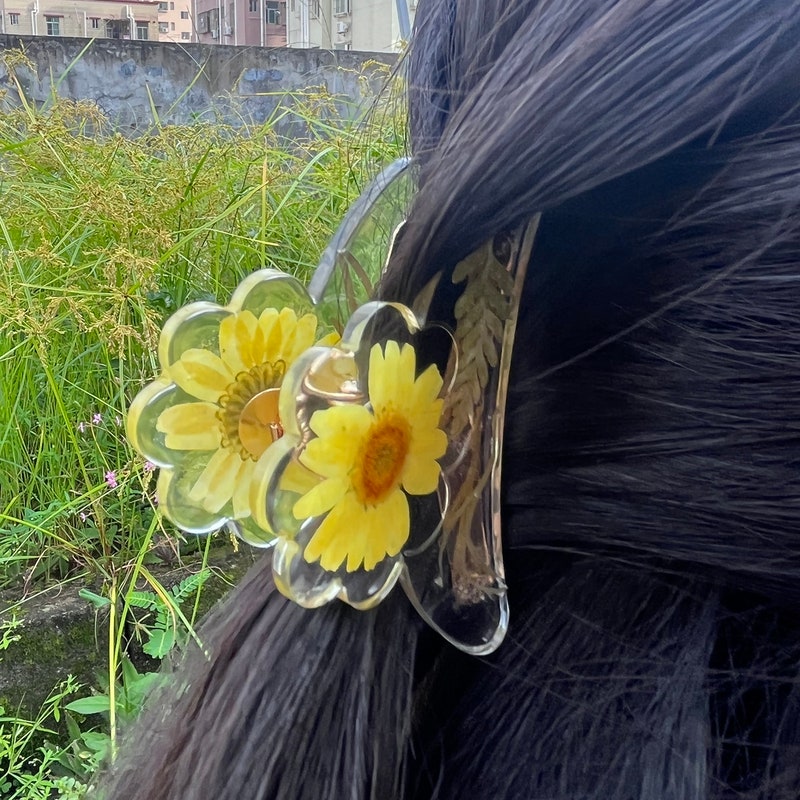 Resin Hair Clip - Etsy