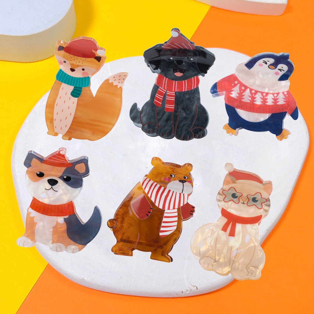 Cute Animal Hair Clip,creative Animal Hair Claw,birthday Gift,gift for ...