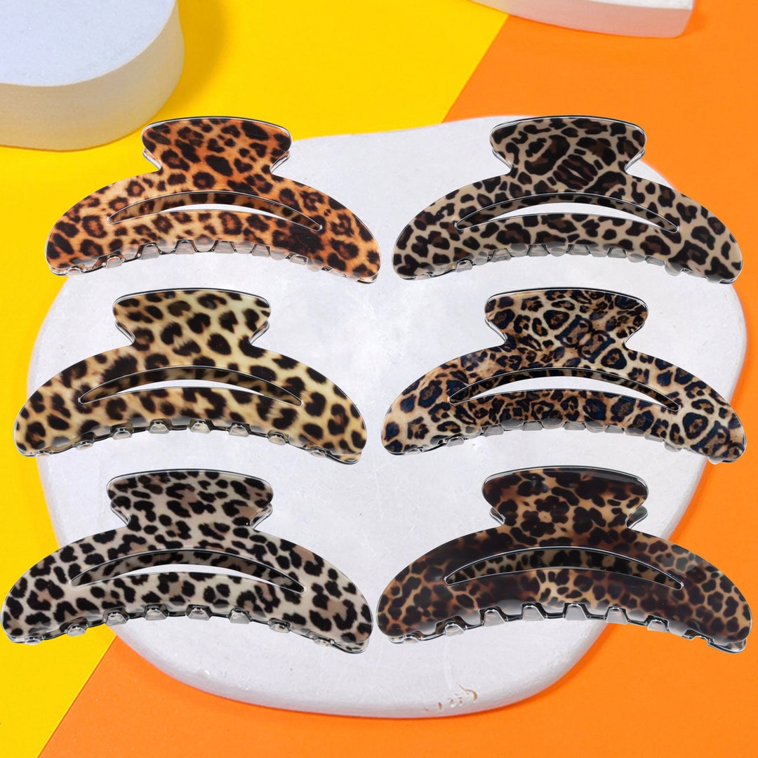 Leopard Hair Clip,hair Claw Clips for Long Hair,gift for Her - Etsy