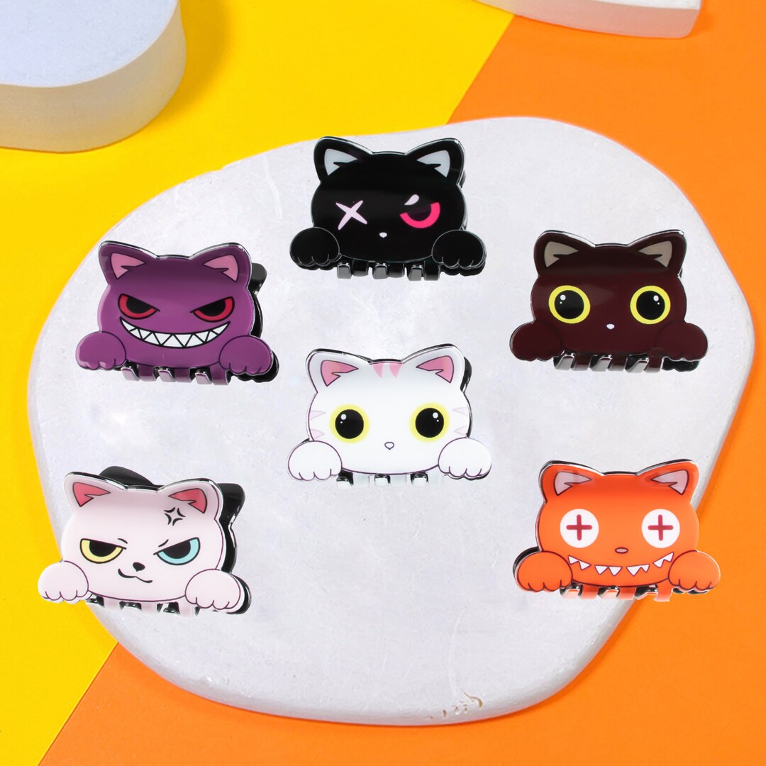 Cute Cat Hair Claw,cat Shaped Hair Clip,cute Birthday Gift for Cat ...