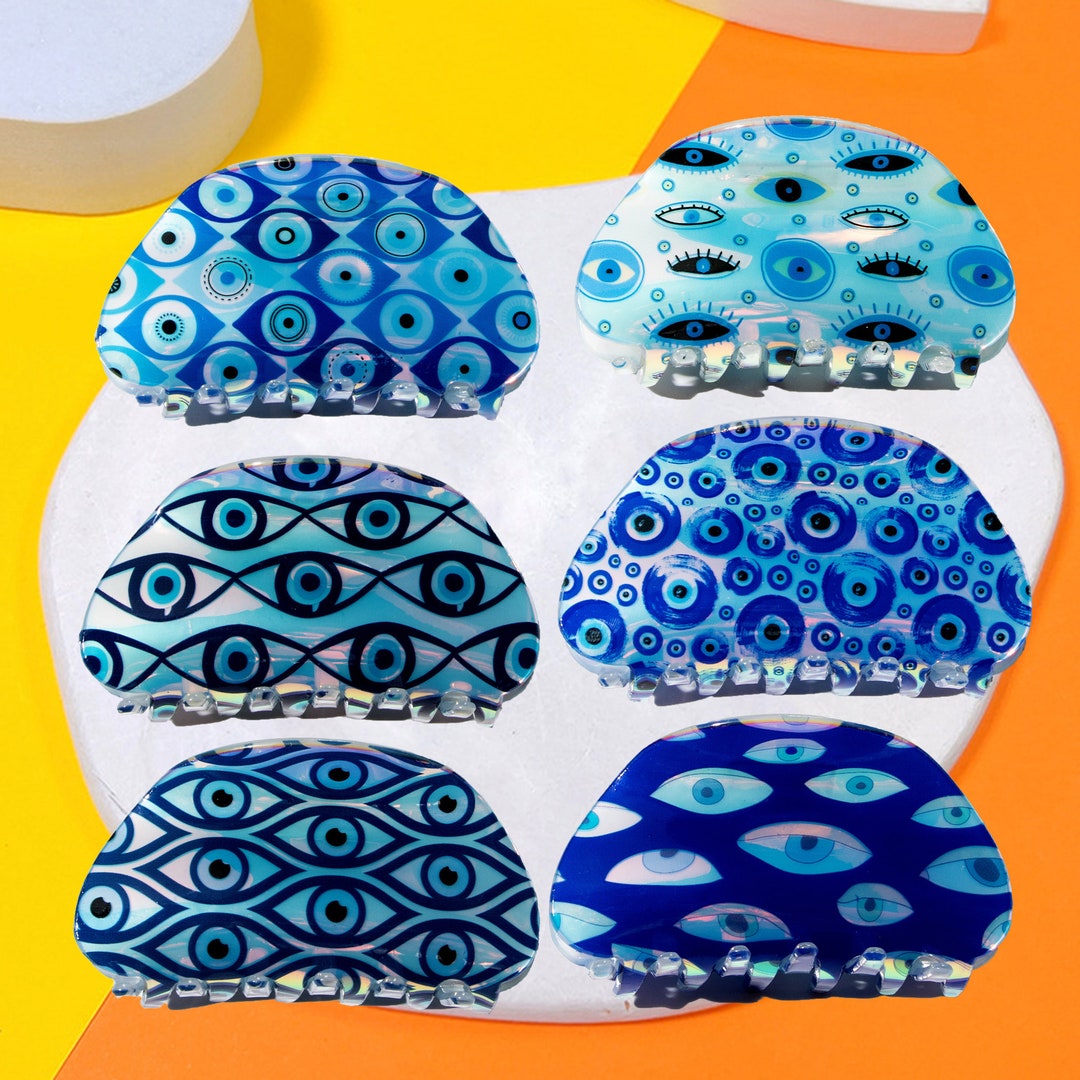 Evil Eye Hair Claw Clip,evil Eye Hair Claw,eye Hair Accessories,party ...