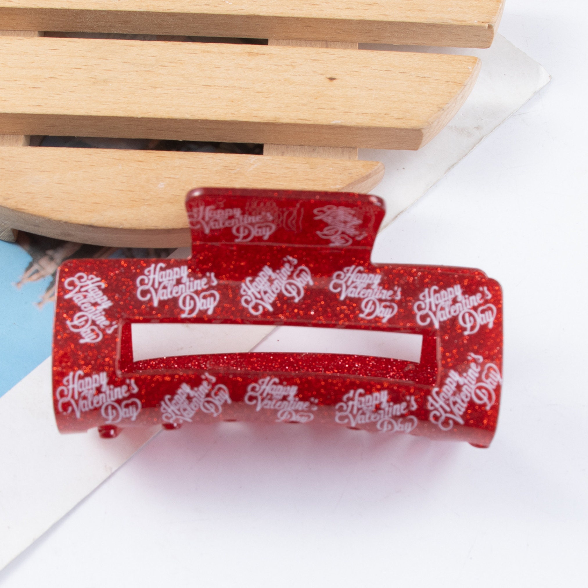 Valentines Day Hair Clip,heart Hair Claw Clips,valentine's Day Hair ...