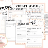 Printable Tutoring Business Planner, 40 Pages, Tutor Planner, Tutoring ...