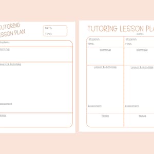 Tutoring Binder (bubbly) EDITABLE: for Planning and Organizing Tutoring ...