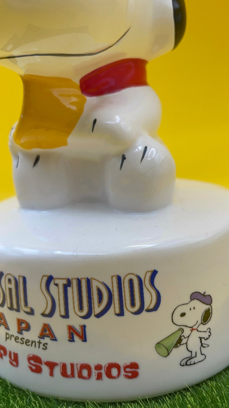 Piggy Bank Snoopy Universal Studios Japan Peanuts Nissay 1999 - Etsy