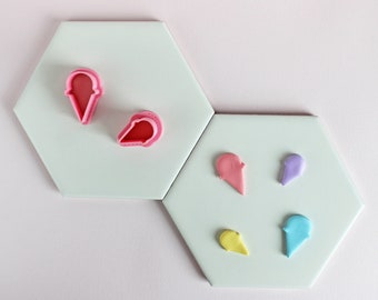 Ice Cream Cone 101 Clay Cutter Set for Earrings - Etsy