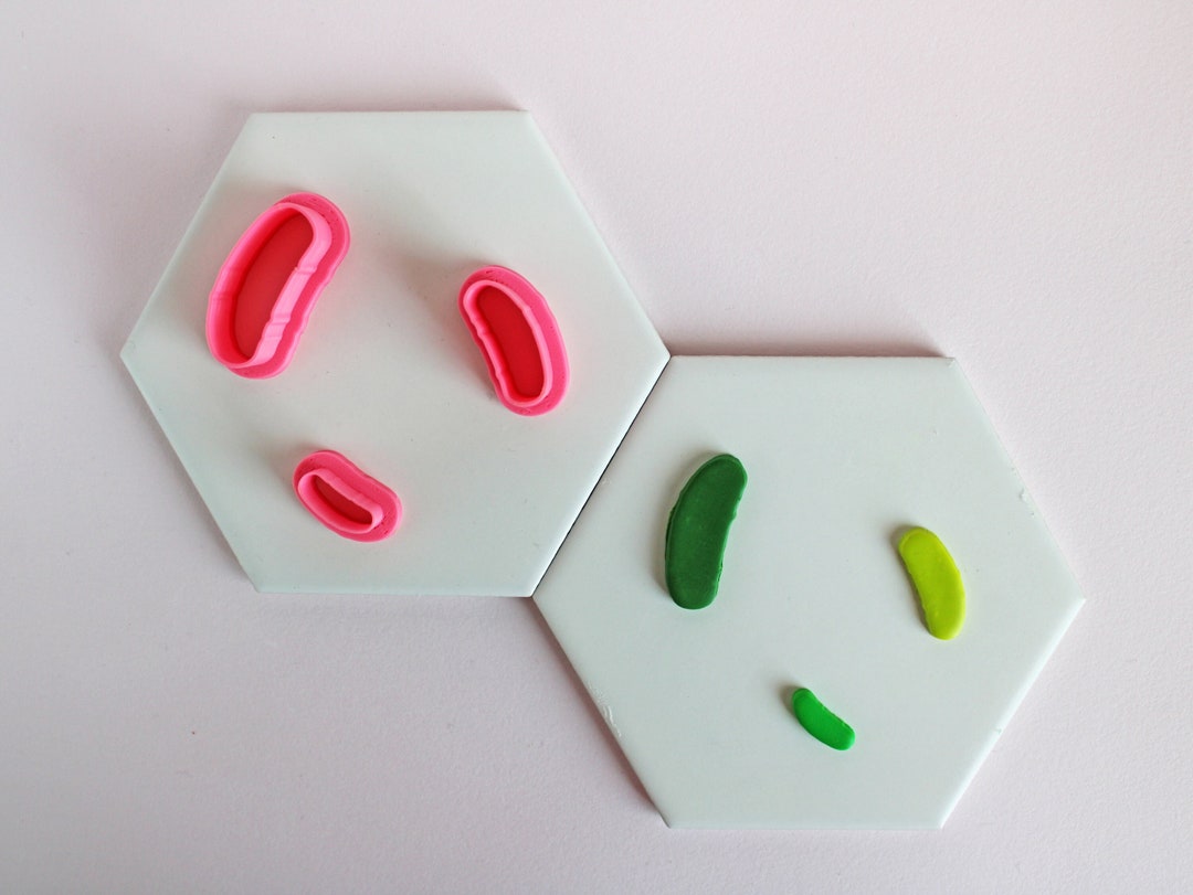 Pickle Cutters 1in - .50in, 3D Printed Cutter, Cutter Set, Polymer Clay ...