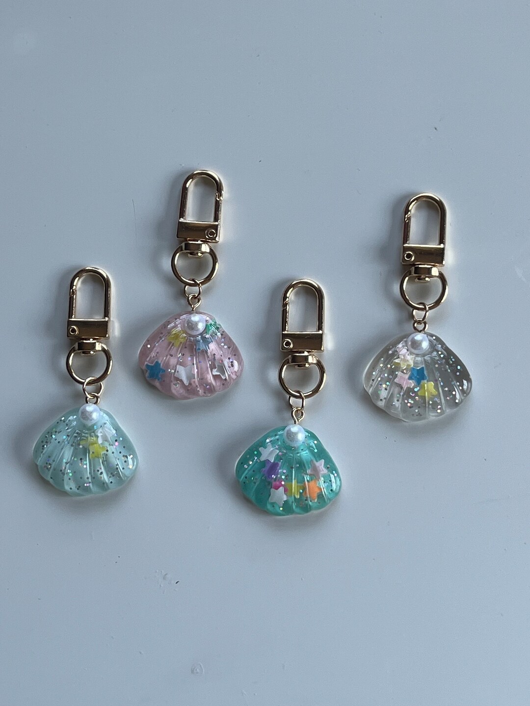 Sea Shell Keychains - Etsy