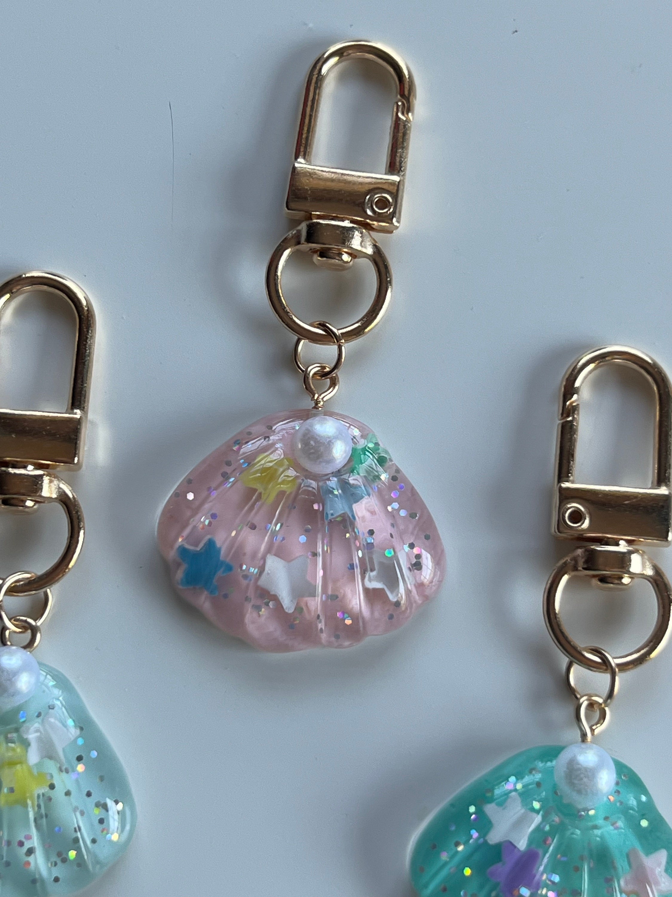 Sea Shell Keychains - Etsy