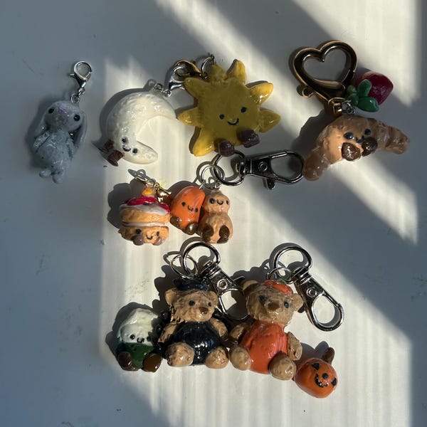 Jellycat Croissant Keychain - Etsy