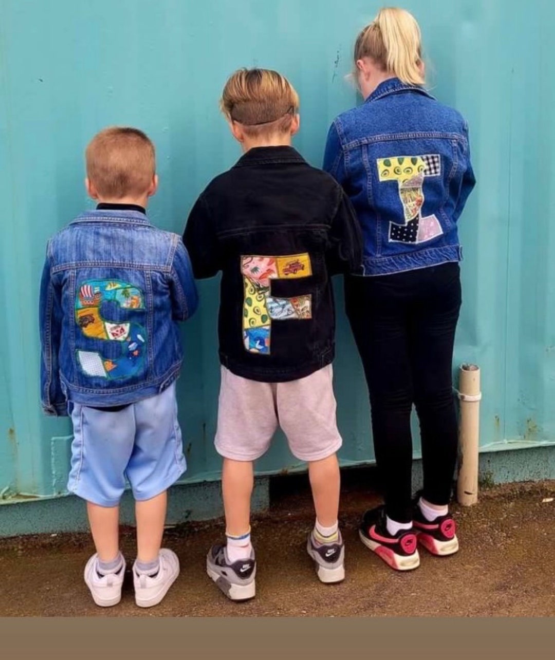 Personalised Letter Pre Loved Denim Jacket | Bespoke Embroidered Jacket ...