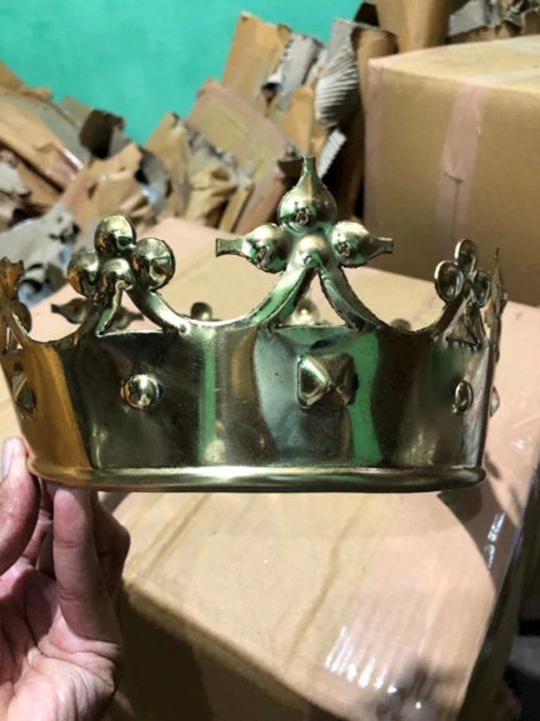 Medieval Crown Armour Crown, King Crown Queen Crown Best for Gift Item ...