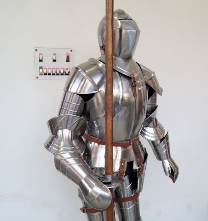 Armor Suit Combat Full Body Plate Armor Medieval Full Body Templar Suit ...