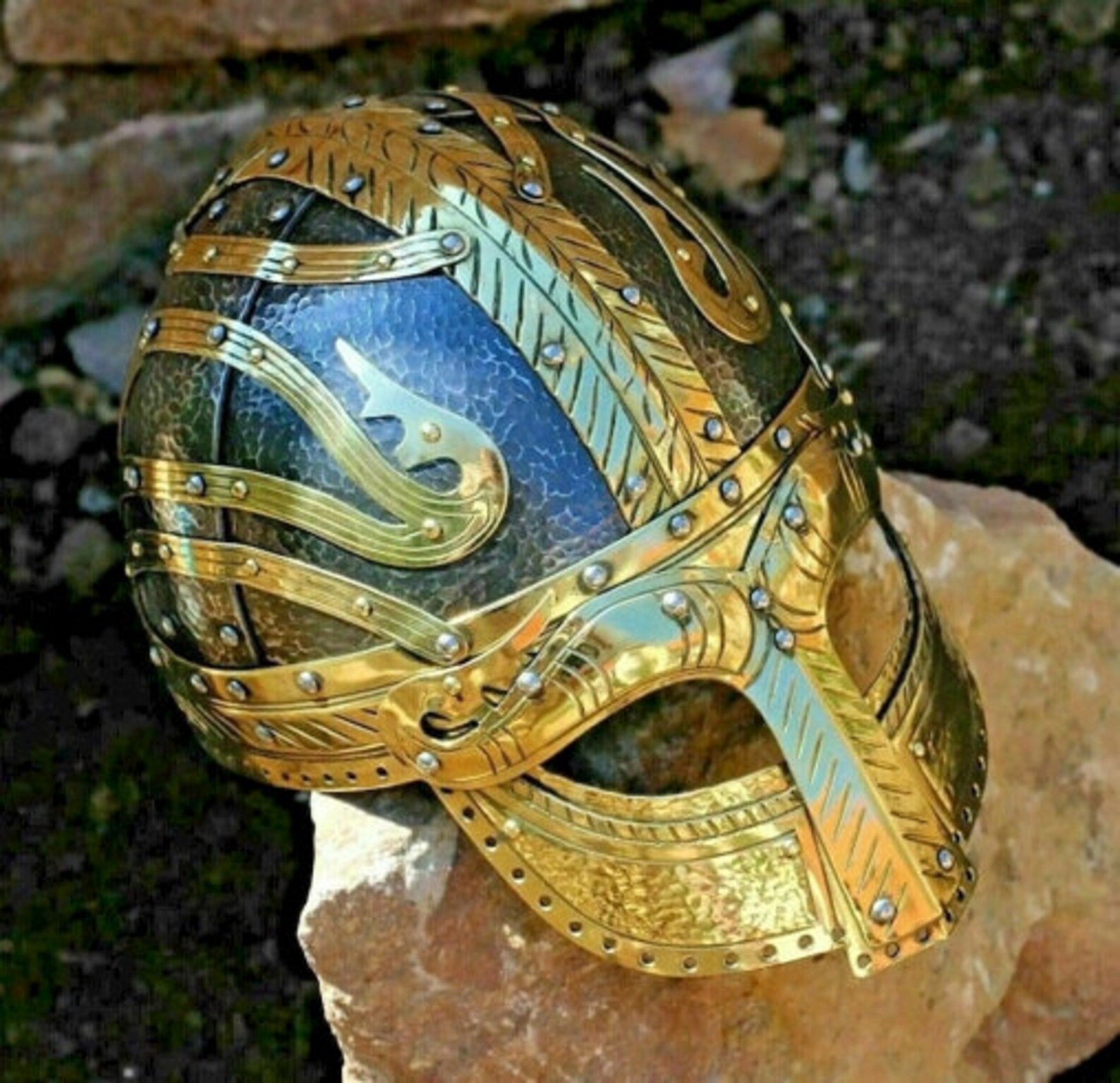 Medieval Viking Vendel Helmet Battle Warrior Steel Armor - Etsy