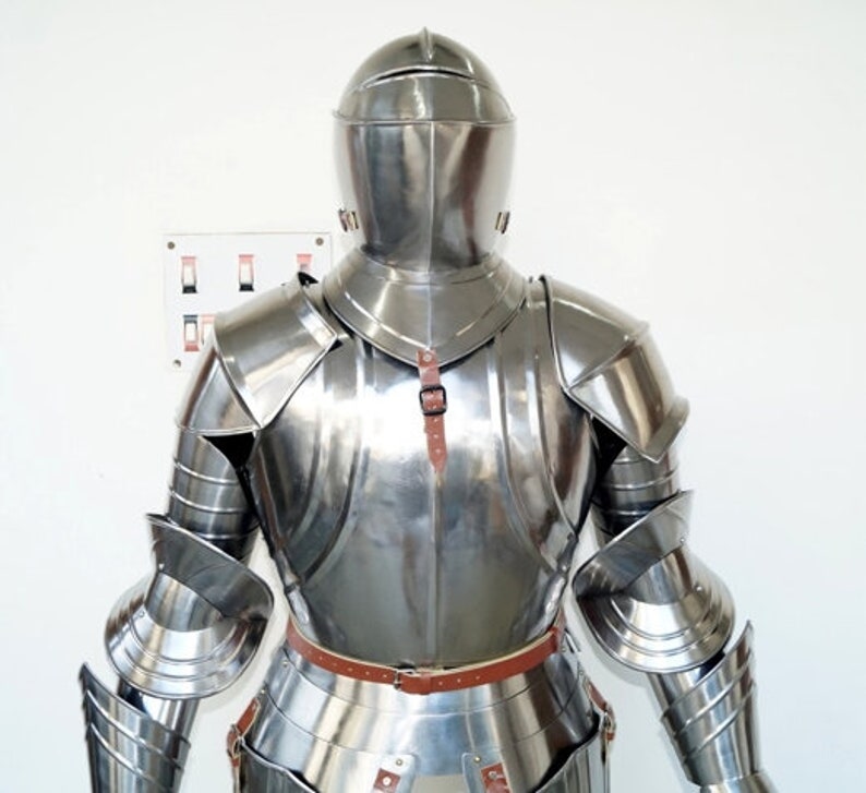 Armor Suit Combat Full Body Plate Armor Medieval Full Body Templar Suit ...