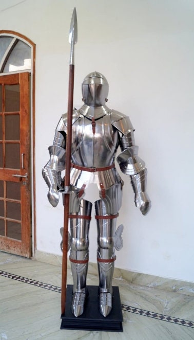Armor Suit Combat Full Body Plate Armor Medieval Full Body Templar Suit ...