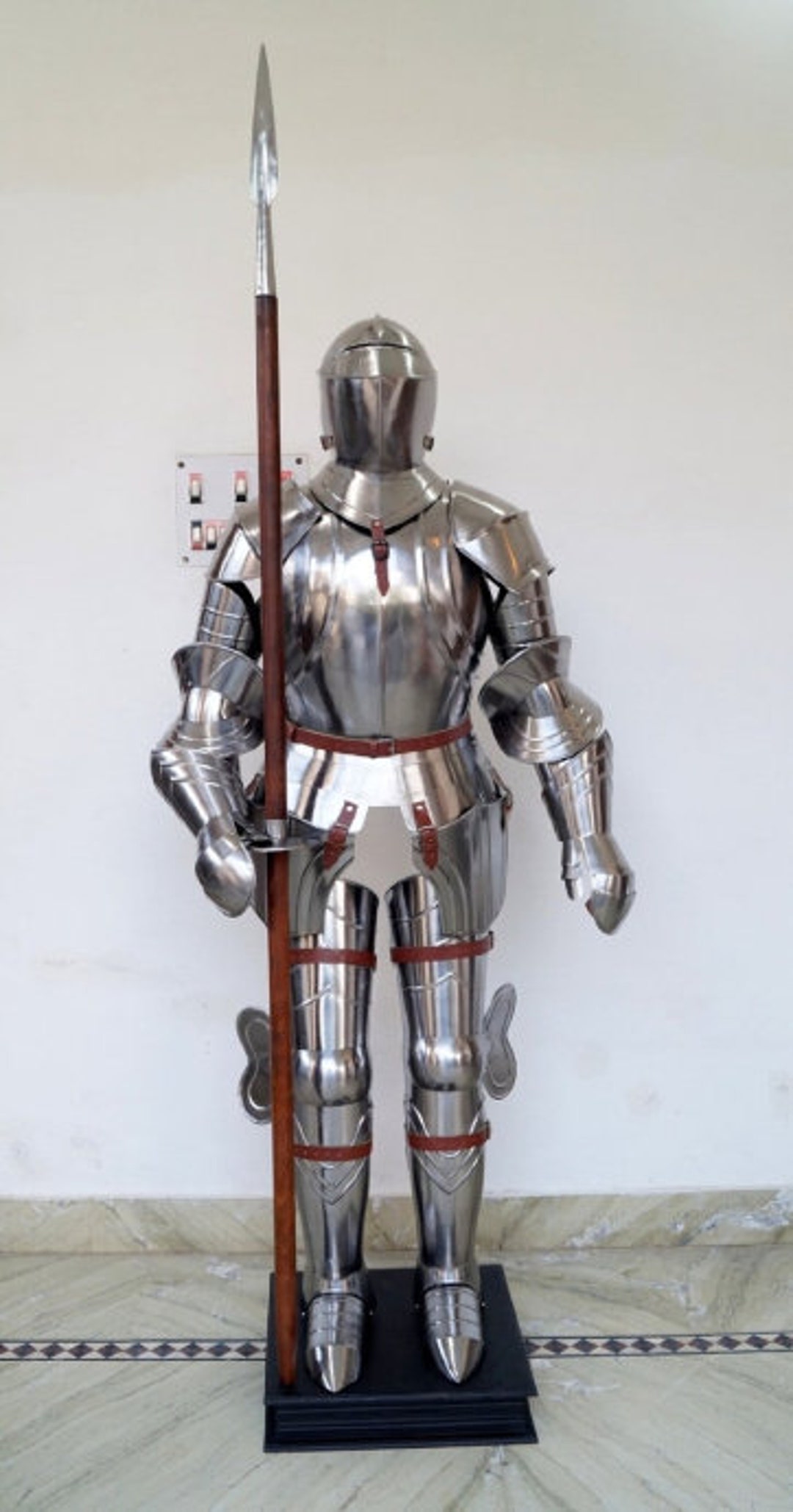 Armor Suit Combat Full Body Plate Armor Medieval Full Body Templar Suit ...