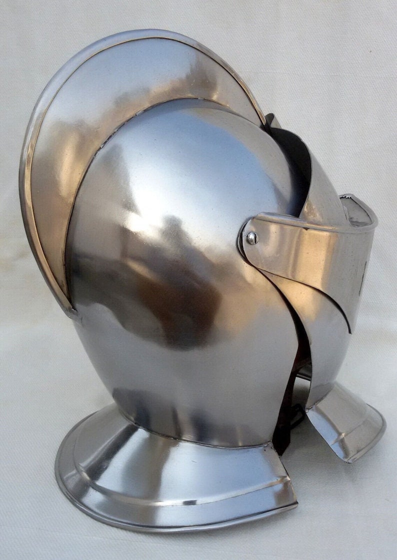 Medieval Close Helmet Battle Warrior Knight Armor Helmet Great Replica ...