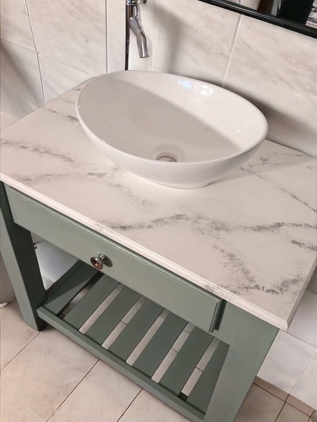 Handmade Vanity Unit - Etsy UK