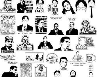 The Office SVG Bundle, Funny Office Svg, Michael Scott Svg, Dwight ...
