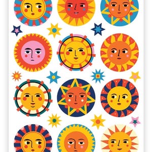 Cute Sun Punch Wall Art Decor, Punch Needle Wall Accessories, Handmade ...