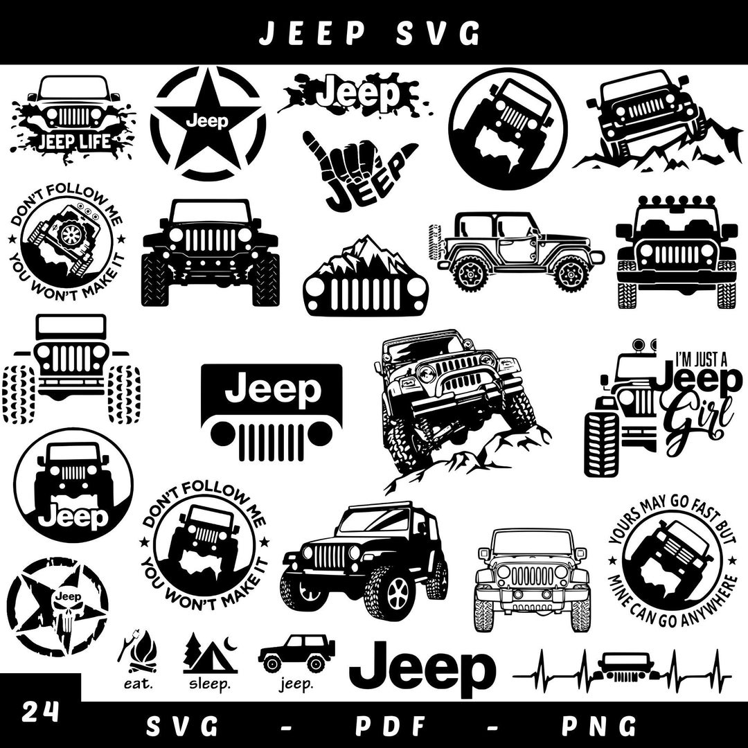 Jeep SVG, Jeep Life Svg, Jeep Girl, Jeep Offroad Svg, Instant Download ...
