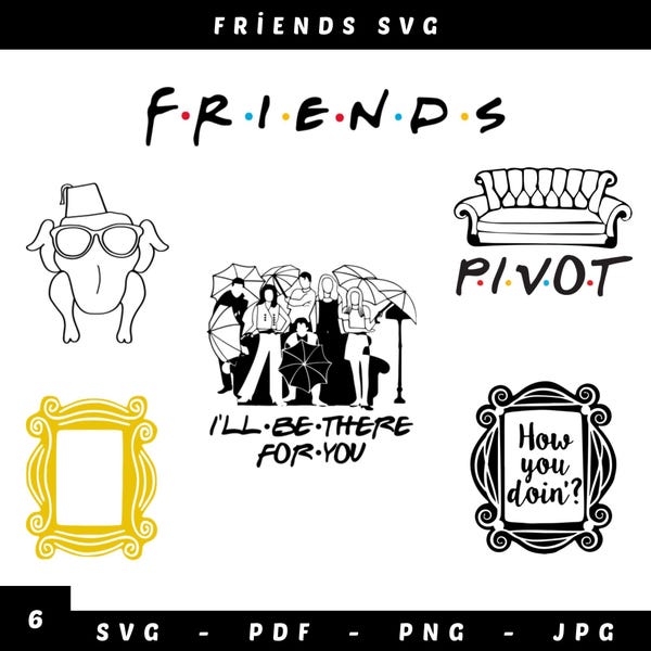 Friends Svg - Etsy