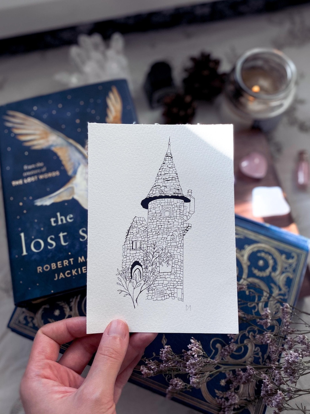 Medieval Tower Print Dark Cottagecore Wall Decor, Dark Fantasy Art ...