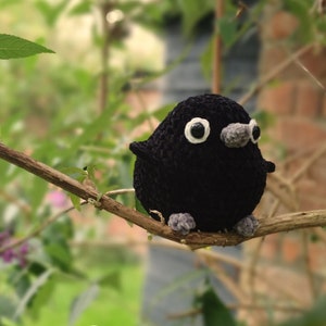 Handmade Crow Crochet Toy | Amigurumi Bird Plushy | Ideal Gift for Bird ...