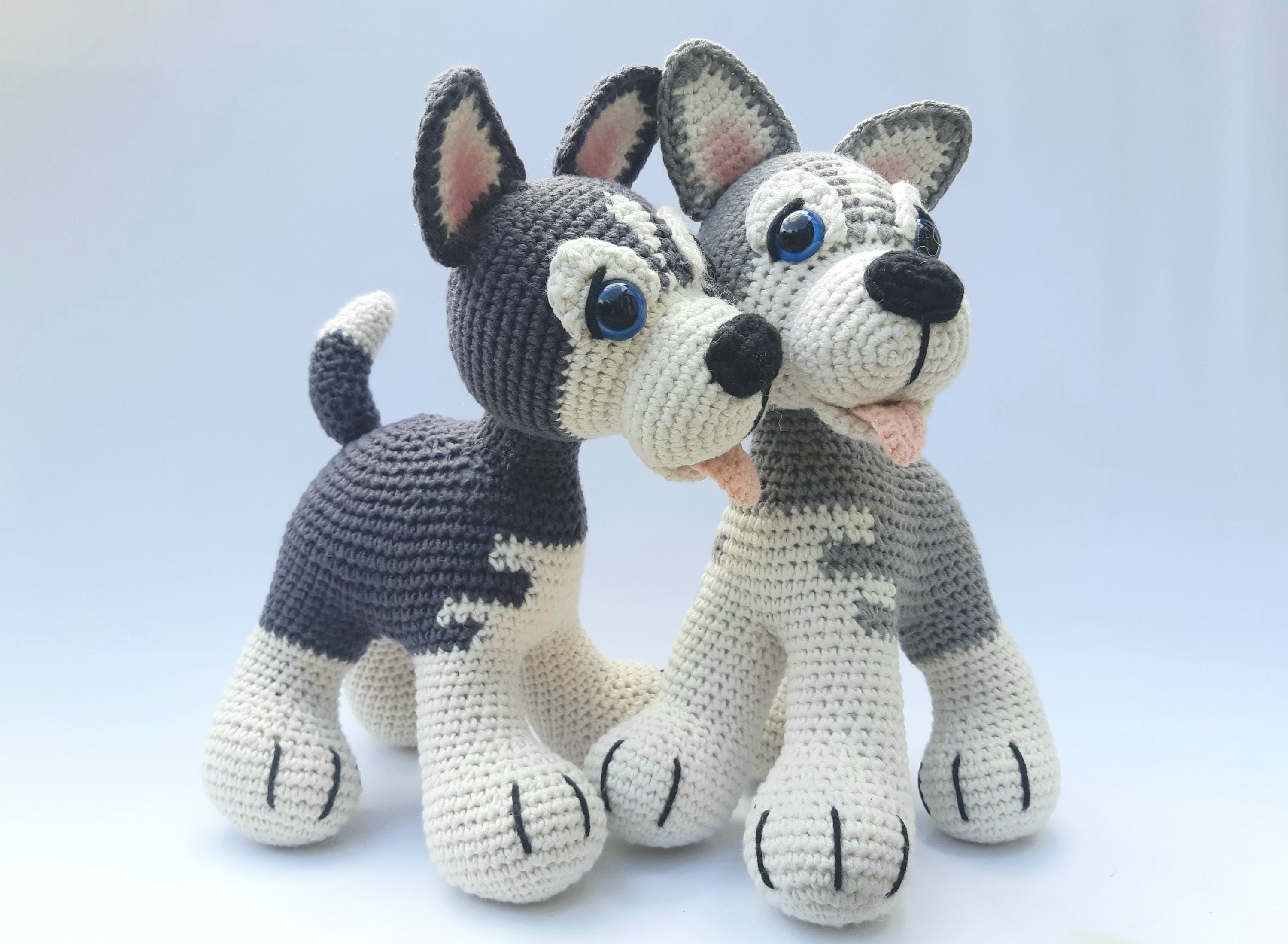 Siberian Husky Crochet Pattern Amigurumi Puppy Dog - Etsy