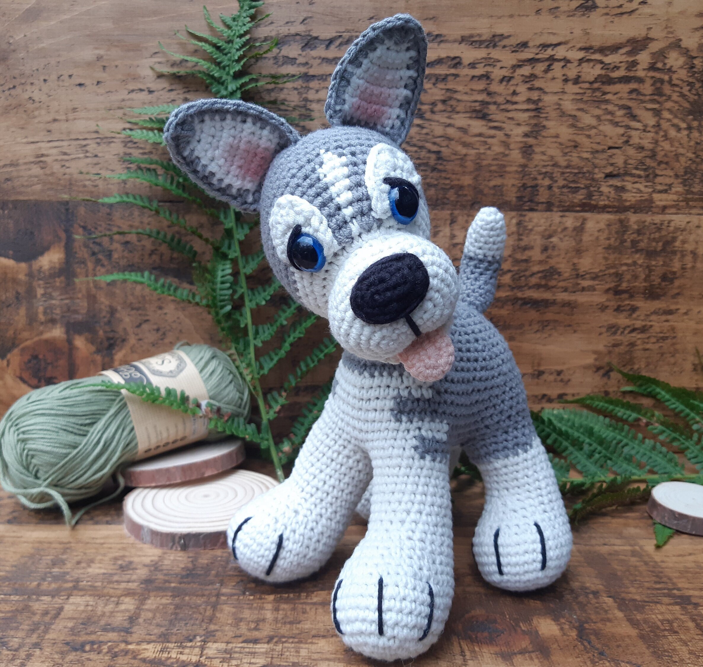Siberian Husky Crochet Pattern Amigurumi Puppy Dog - Etsy