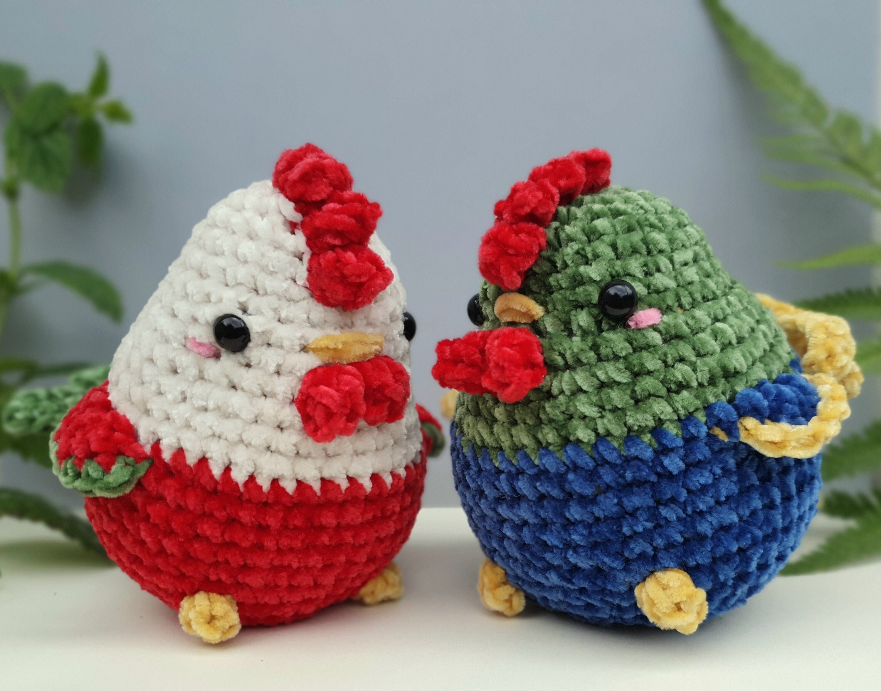 No Sew Little Rooster Crochet Pattern | Amigurumi | Kawaii - Etsy UK
