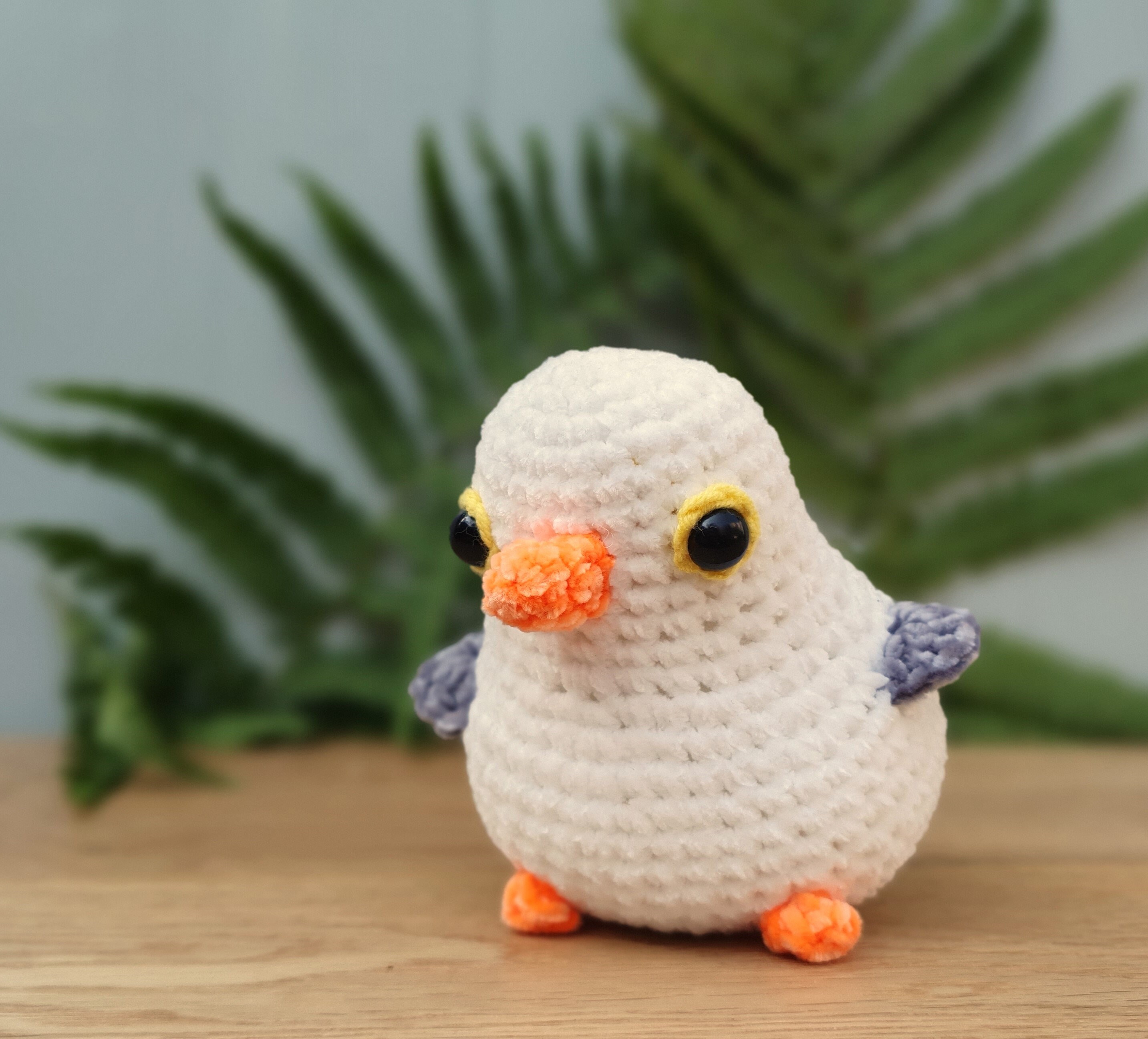 Handmade Seagull Plushie | Small Crochet Toy | Ideal Gift for Bird ...