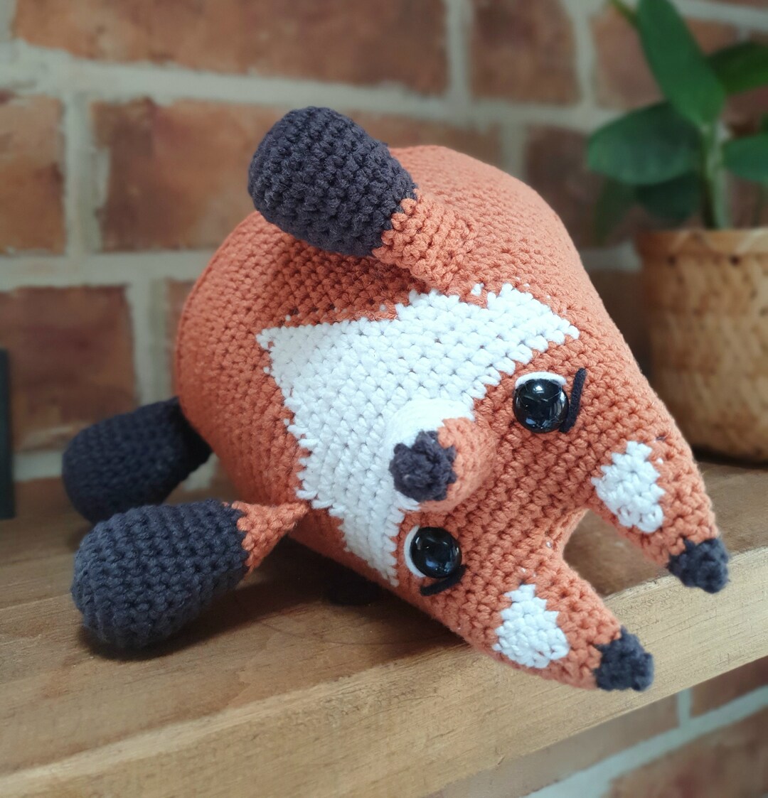 Daft Fox Crochet Pattern | Amigurumi | Easy - Etsy