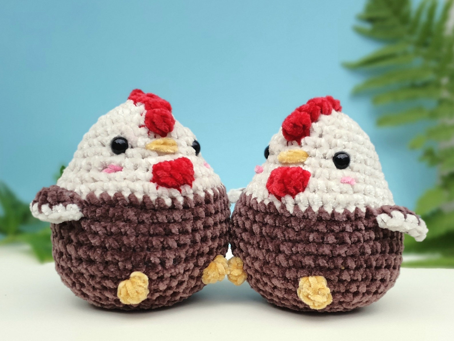 No Sew Chicken Crochet Pattern | Amigurumi | Cute Hen - Etsy