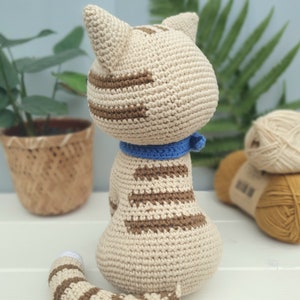 Tabby Cat Crochet Pattern | Amigurumi Ginger Kitty - Etsy