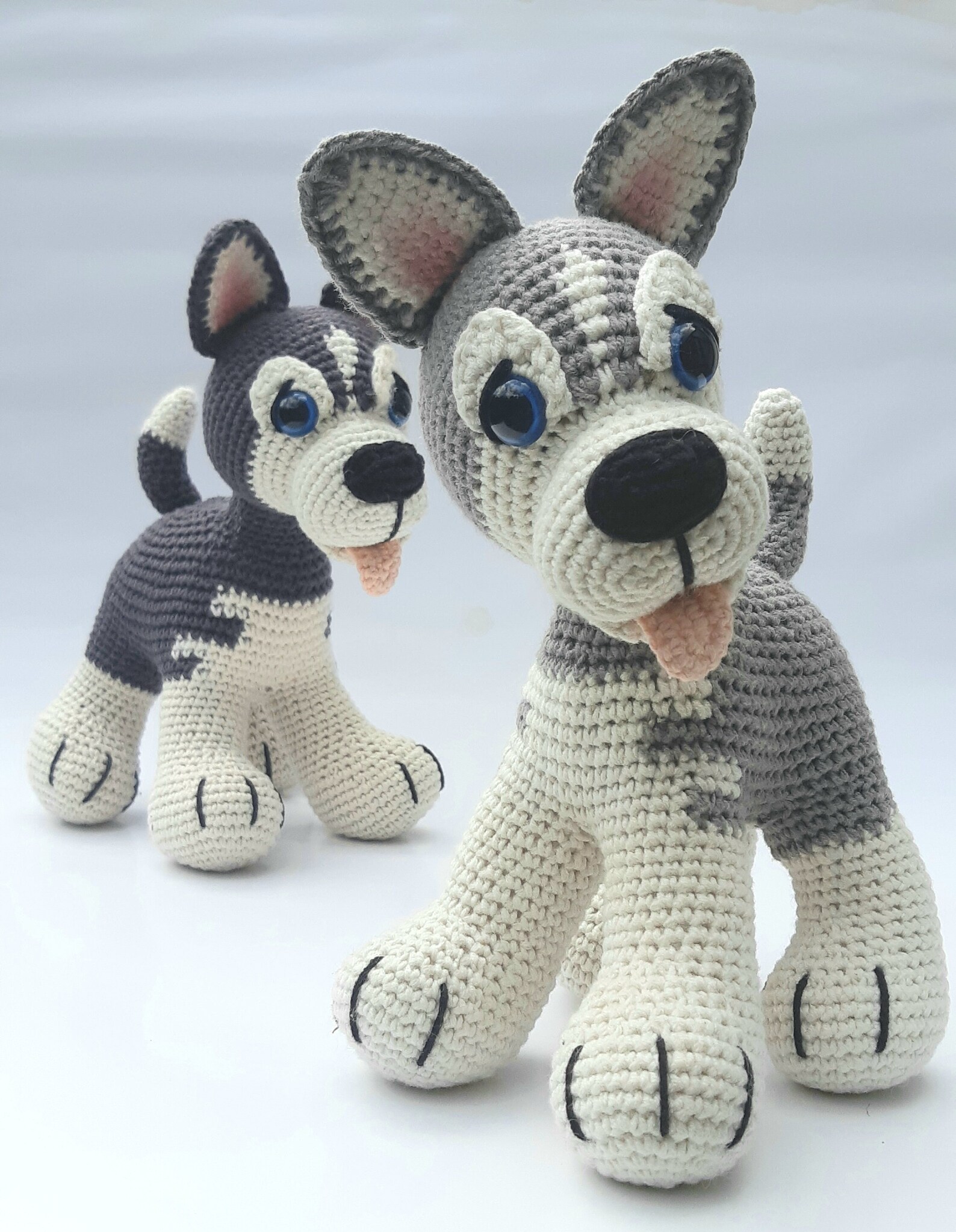 Siberian Husky Crochet Pattern Amigurumi Puppy Dog - Etsy