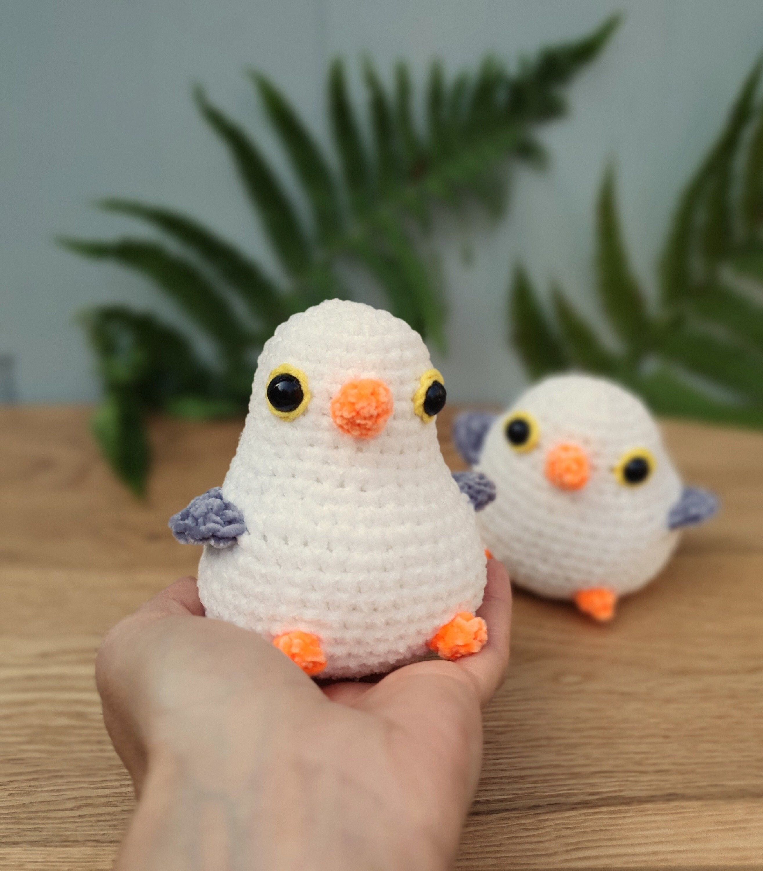 Handmade Seagull Plushie | Small Crochet Toy | Ideal Gift for Bird ...