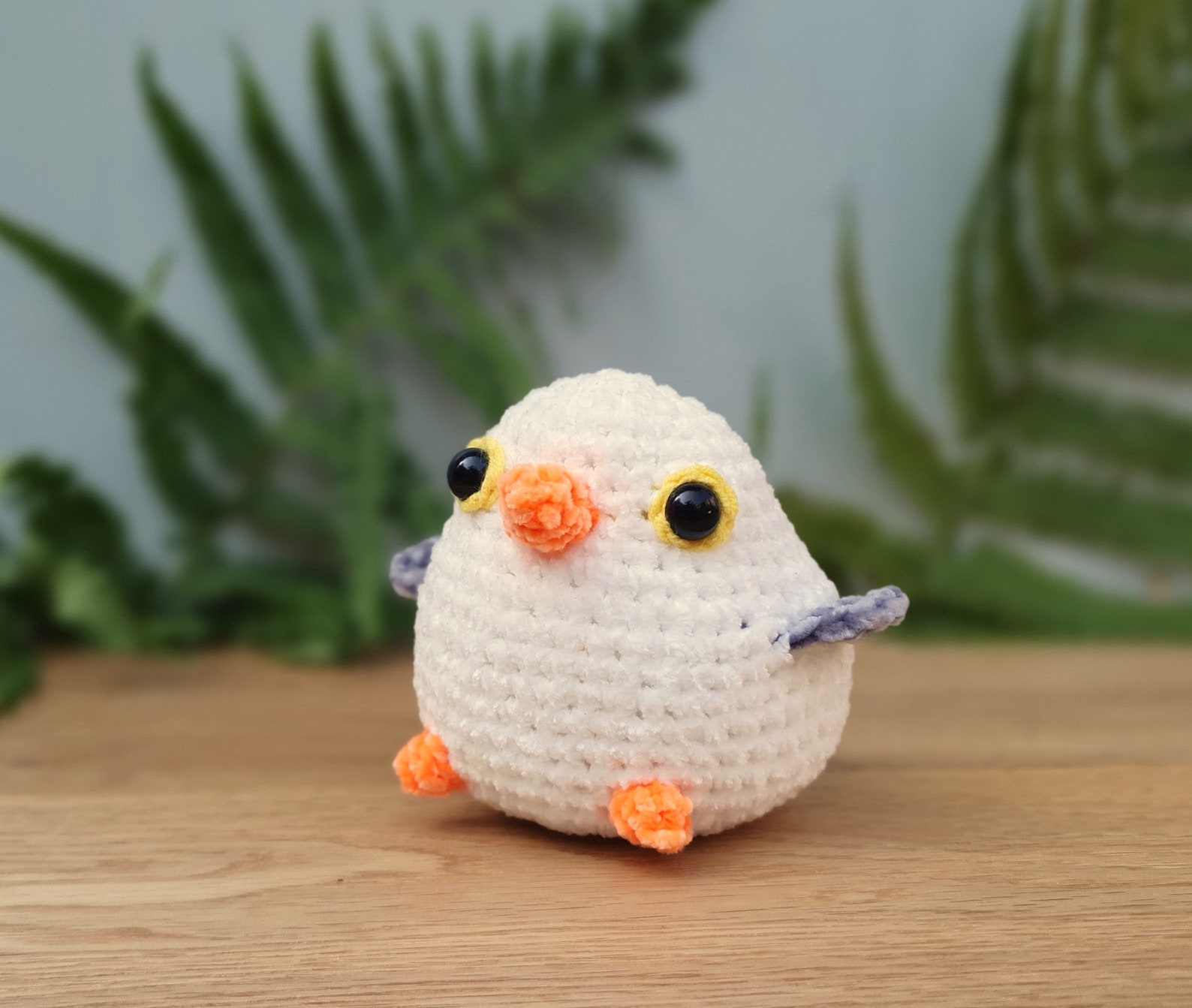 Handmade Seagull Plushie | Small Crochet Toy | Ideal Gift for Bird ...