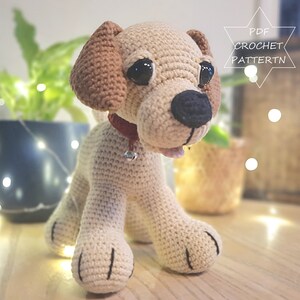 Labrador Crochet Pattern | Cute Puppy | Golden Retriever | Amigurumi - Etsy