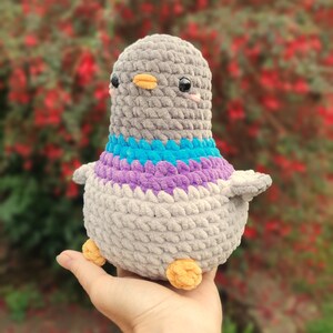 Handmade Pigeon Plushie | Crochet Toy | Ideal Gift for Bird Lovers - Etsy