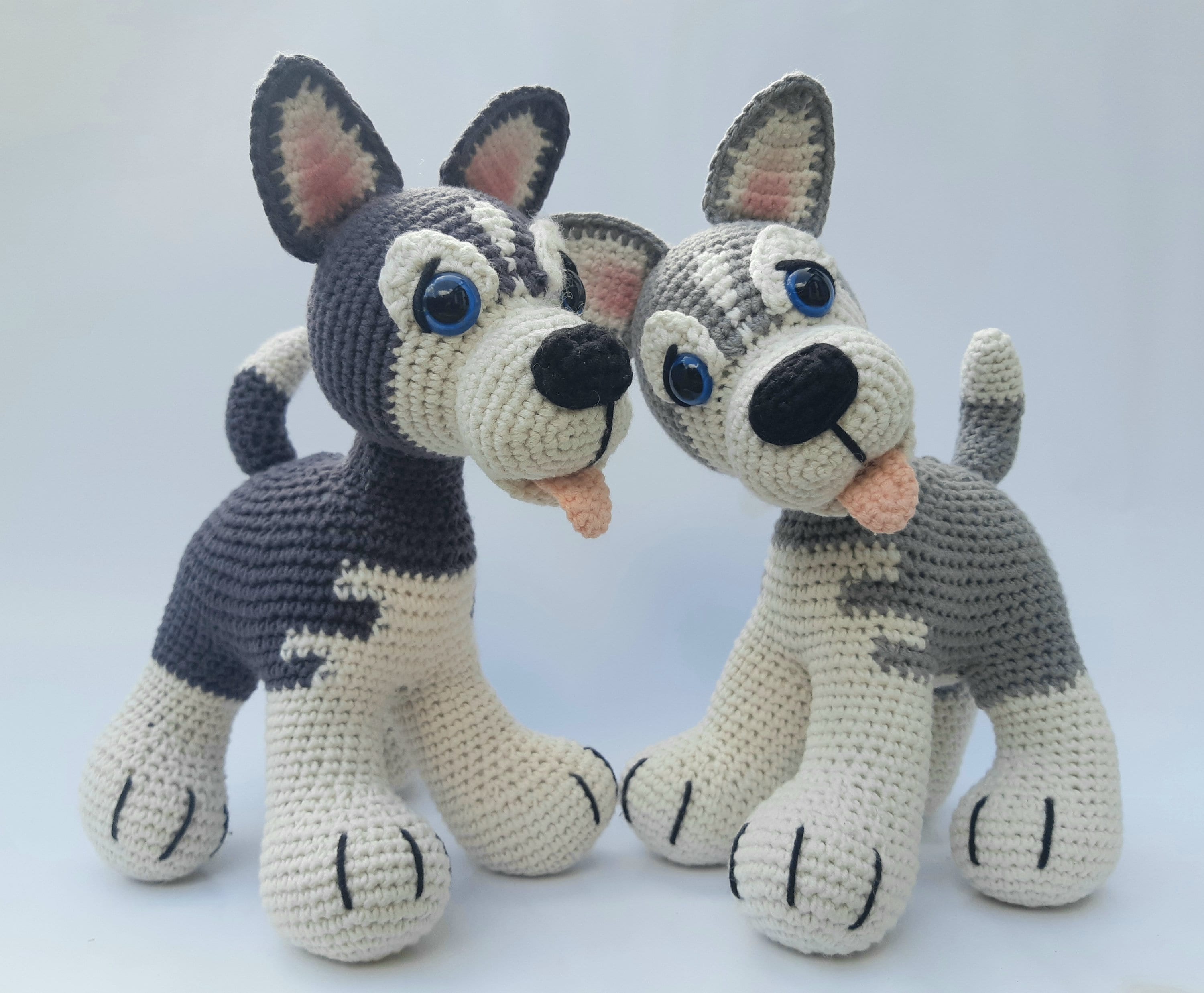 Siberian Husky Crochet Pattern Amigurumi Puppy Dog - Etsy