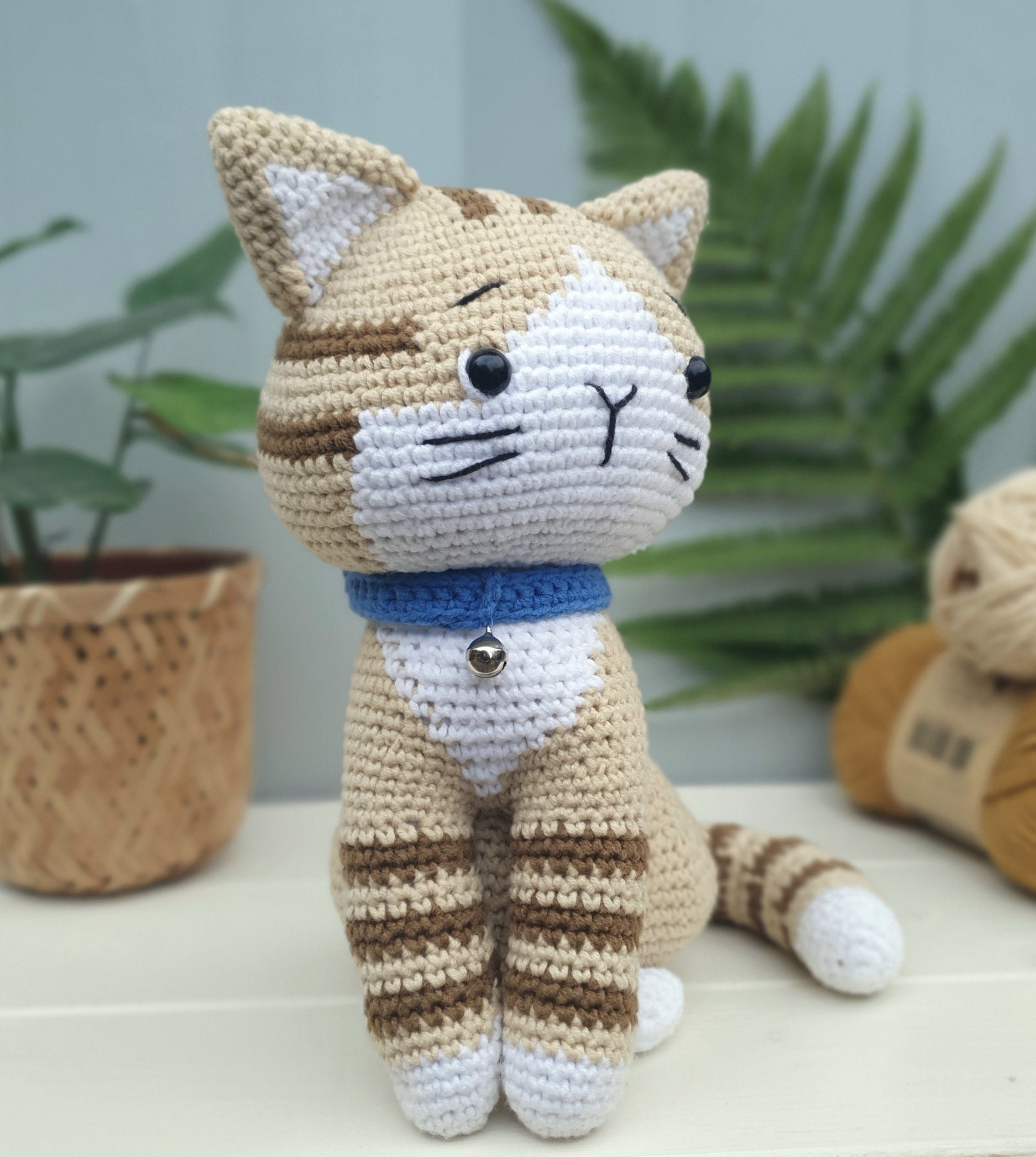 Tabby Cat Crochet Pattern Cute Amigurumi Ginger Kitty - Etsy