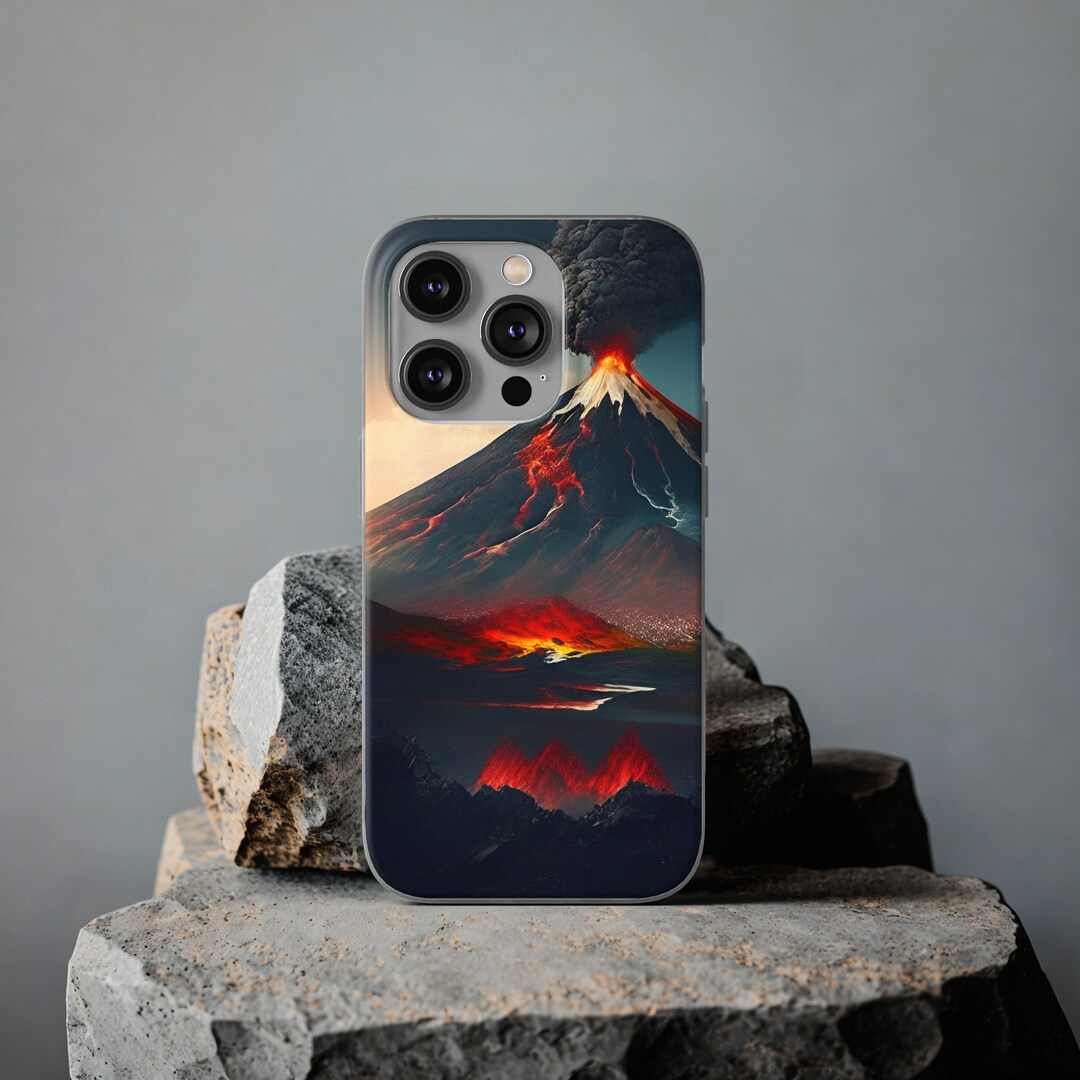 Volcano Fury: Embrace the Power of Nature flexi Cases - Etsy