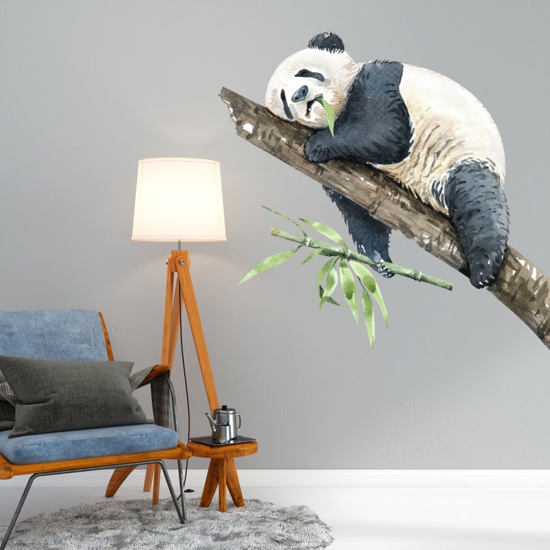 Panda Wall Decal - Etsy