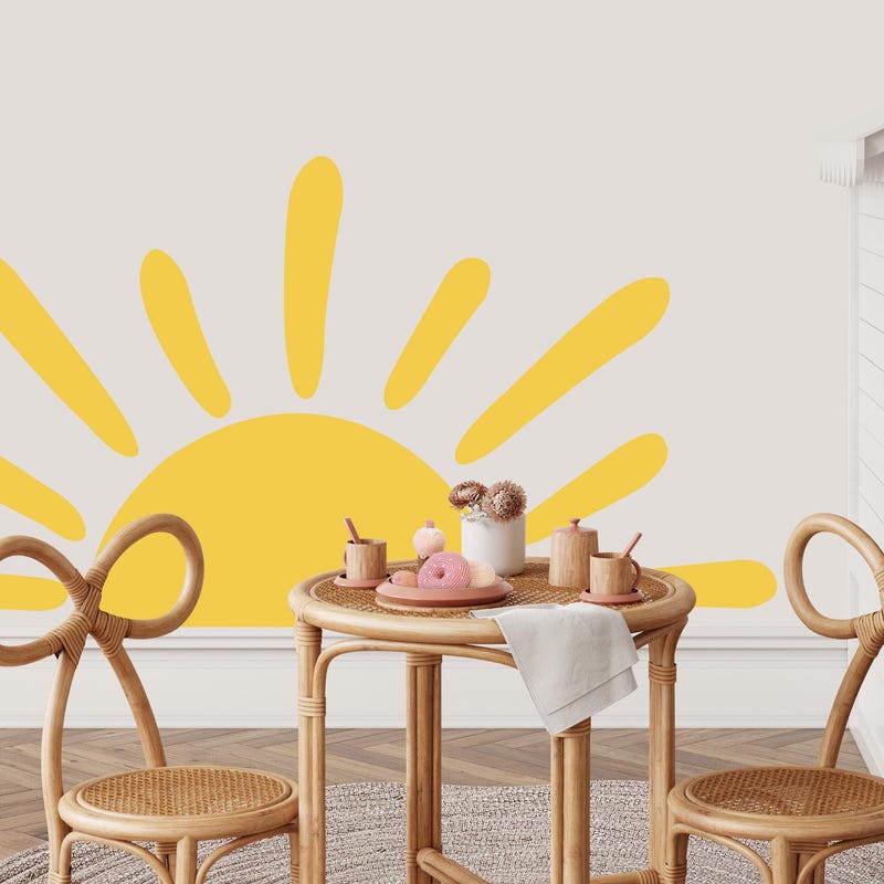 Sun Wall Decal - Etsy