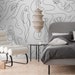 Female Silhouette Wall Mural, Body Line Art Peel & Stick Removable ...