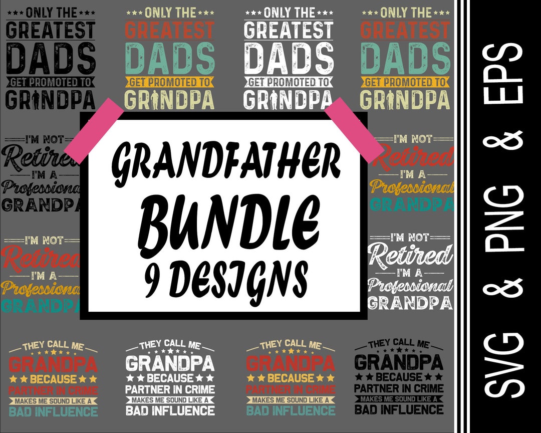 Grandpa SVG World's Best Grandpa Split Name Frame Svg - Etsy Canada