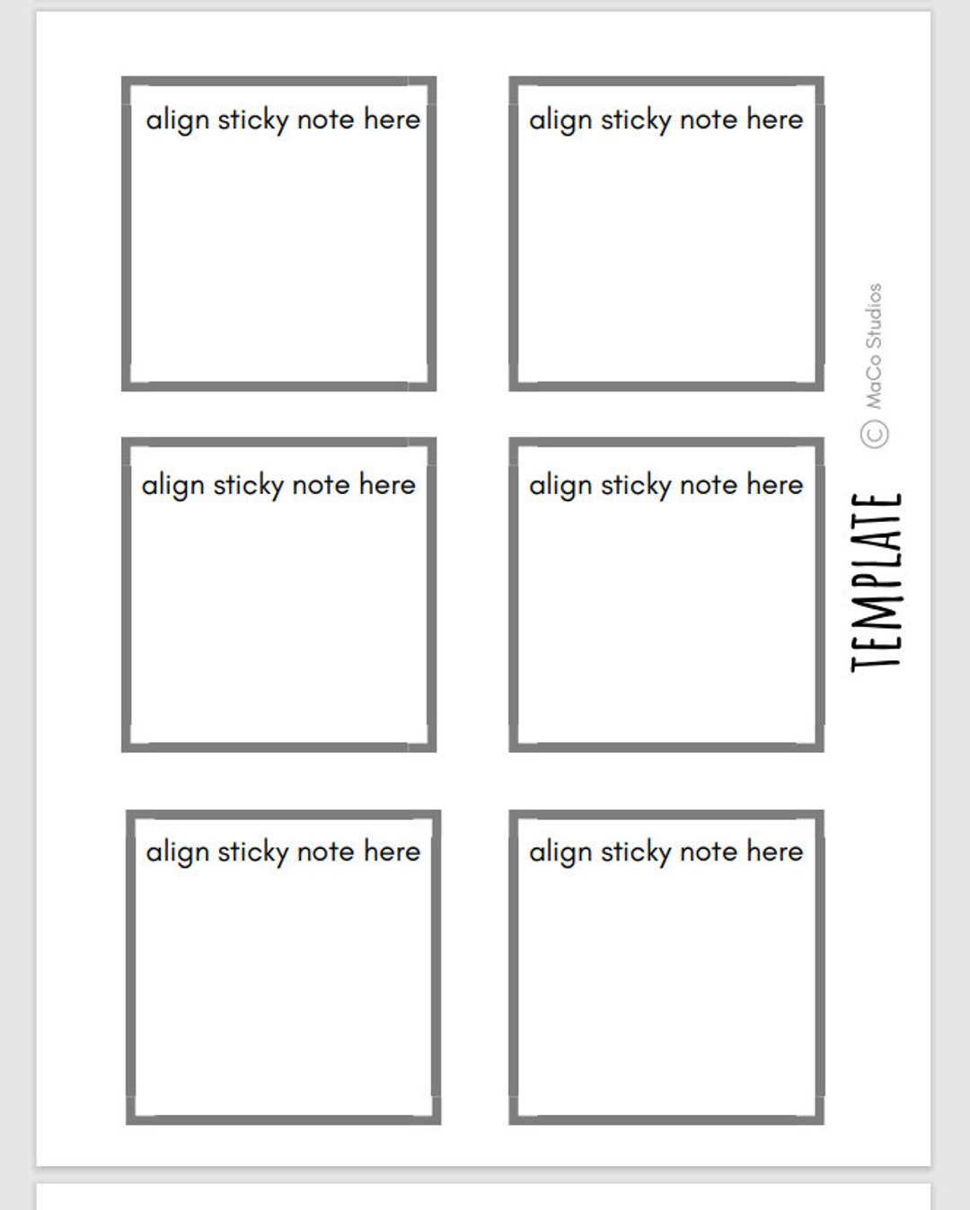 Editable Printed Sticky Notes for Teachers and Students! - Etsy